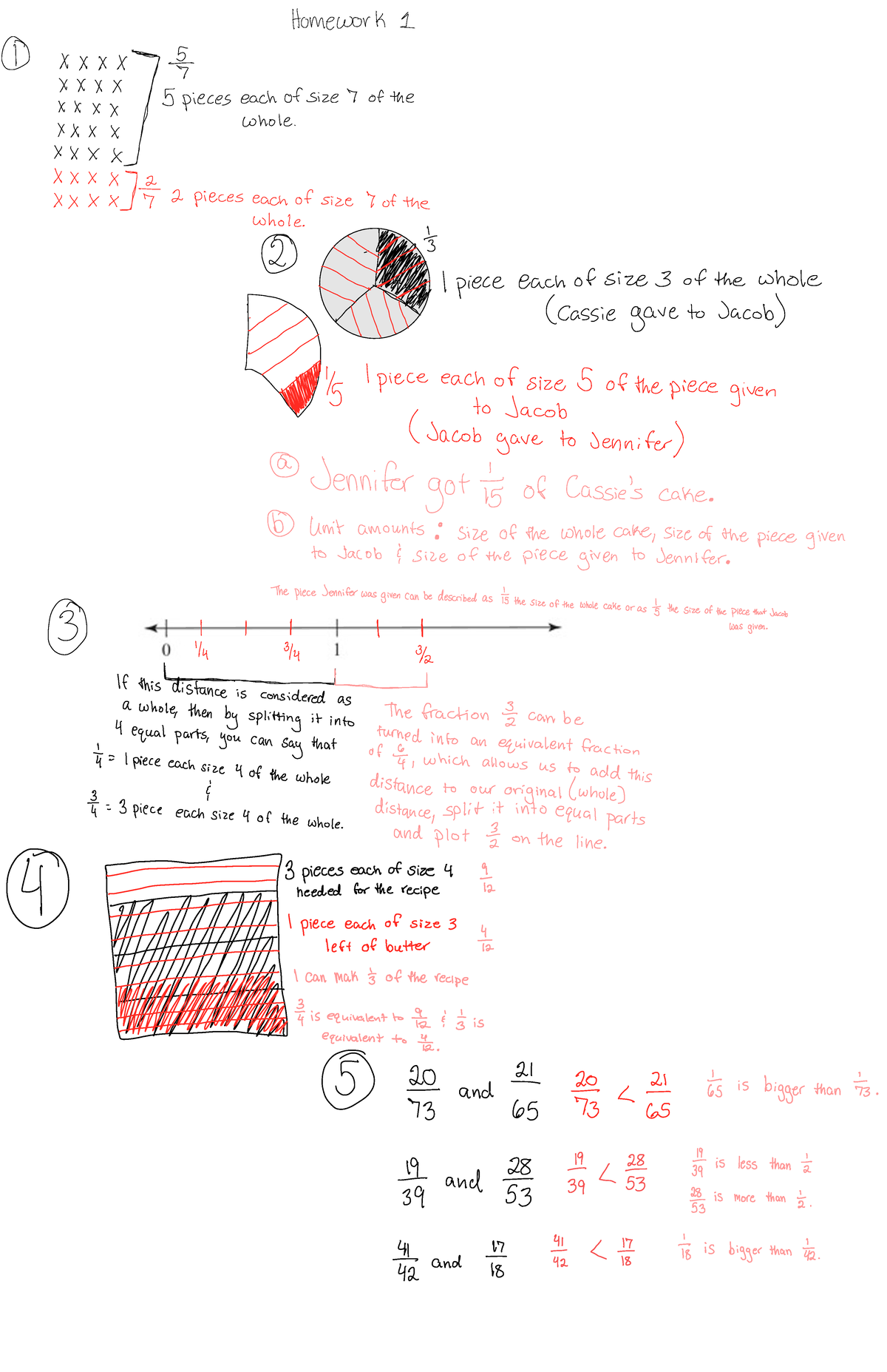 Math 1160 - Professor Sullivan - Homework 1 ① XXXX I X X X X X X X X 8 ...