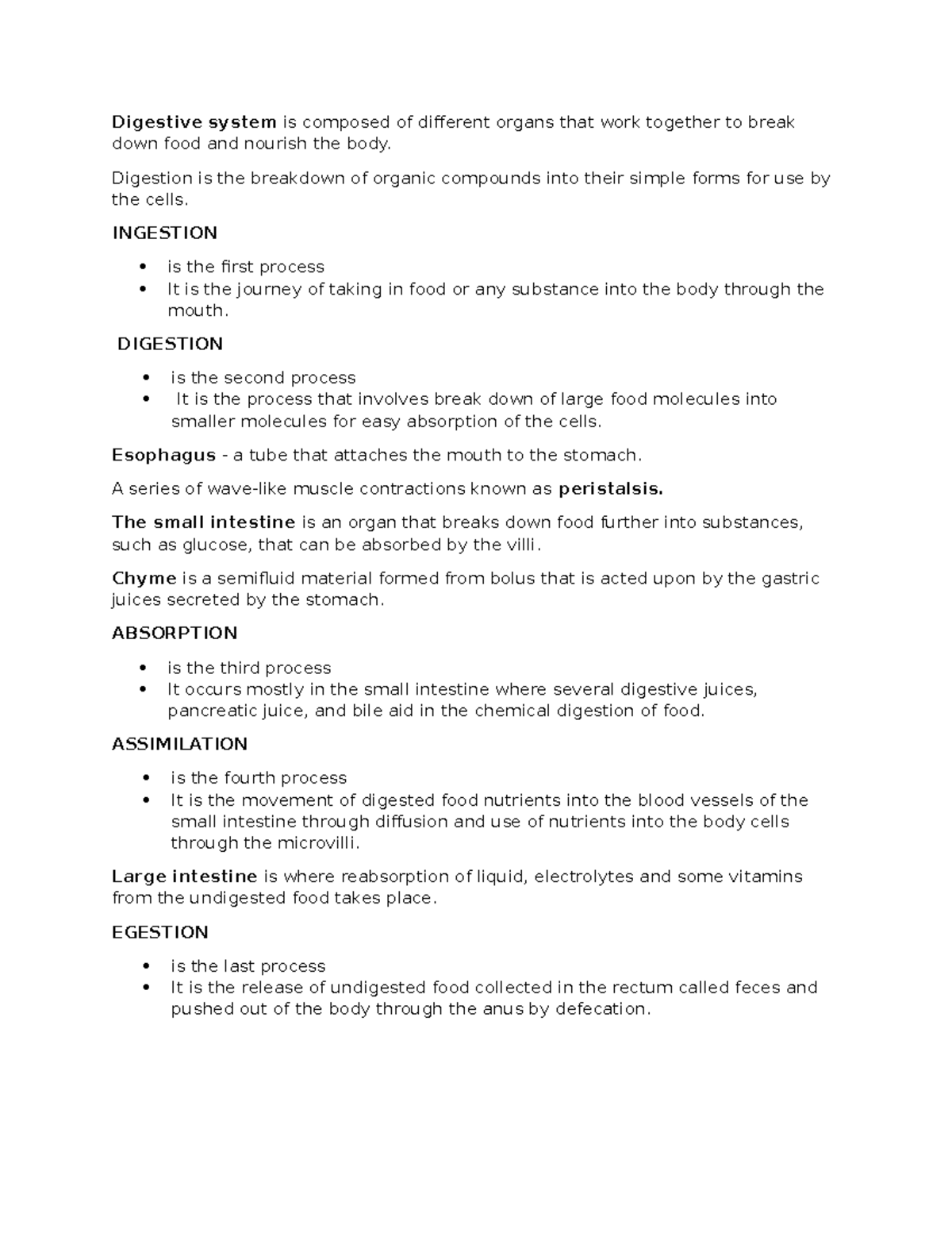 Digestive-system - Digestive system is composed of different organs ...