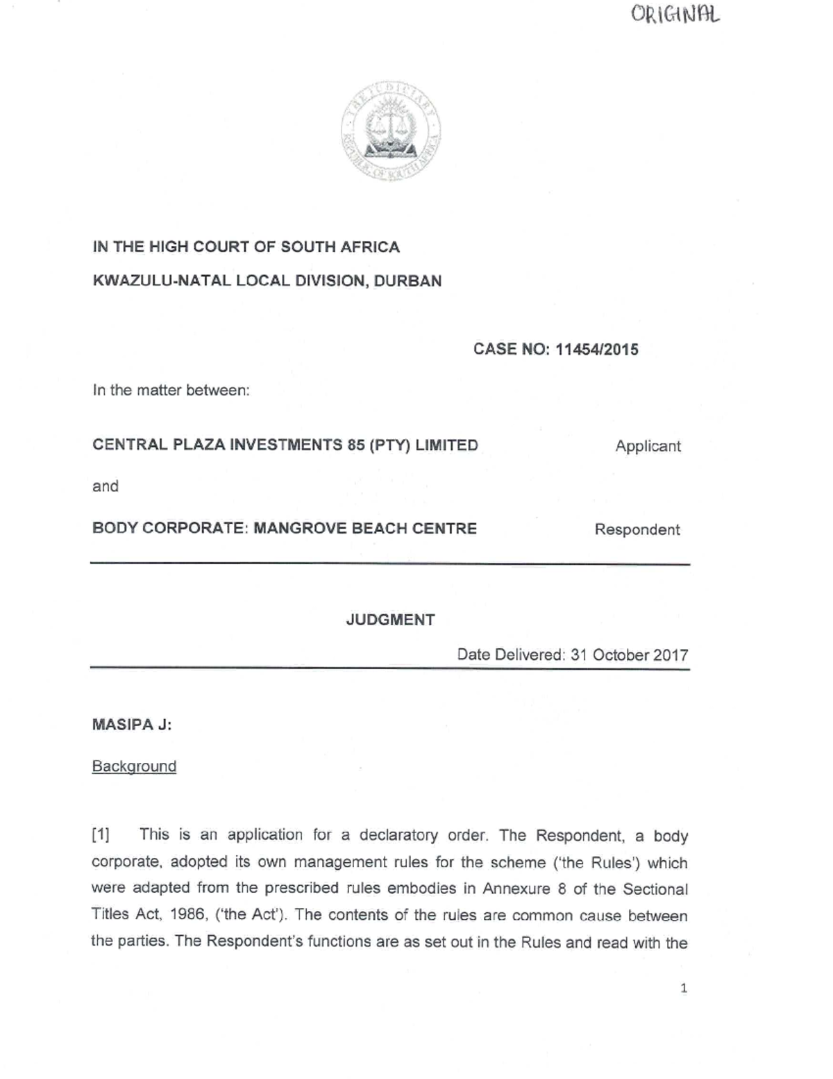 42 - Case law - CSL2601 - Studocu