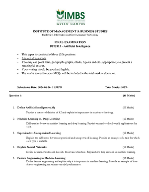 DiTec Final Project - Final Project ESOFT METRO CAMPUS Shaping Lives, Creating Futures. [Date ...