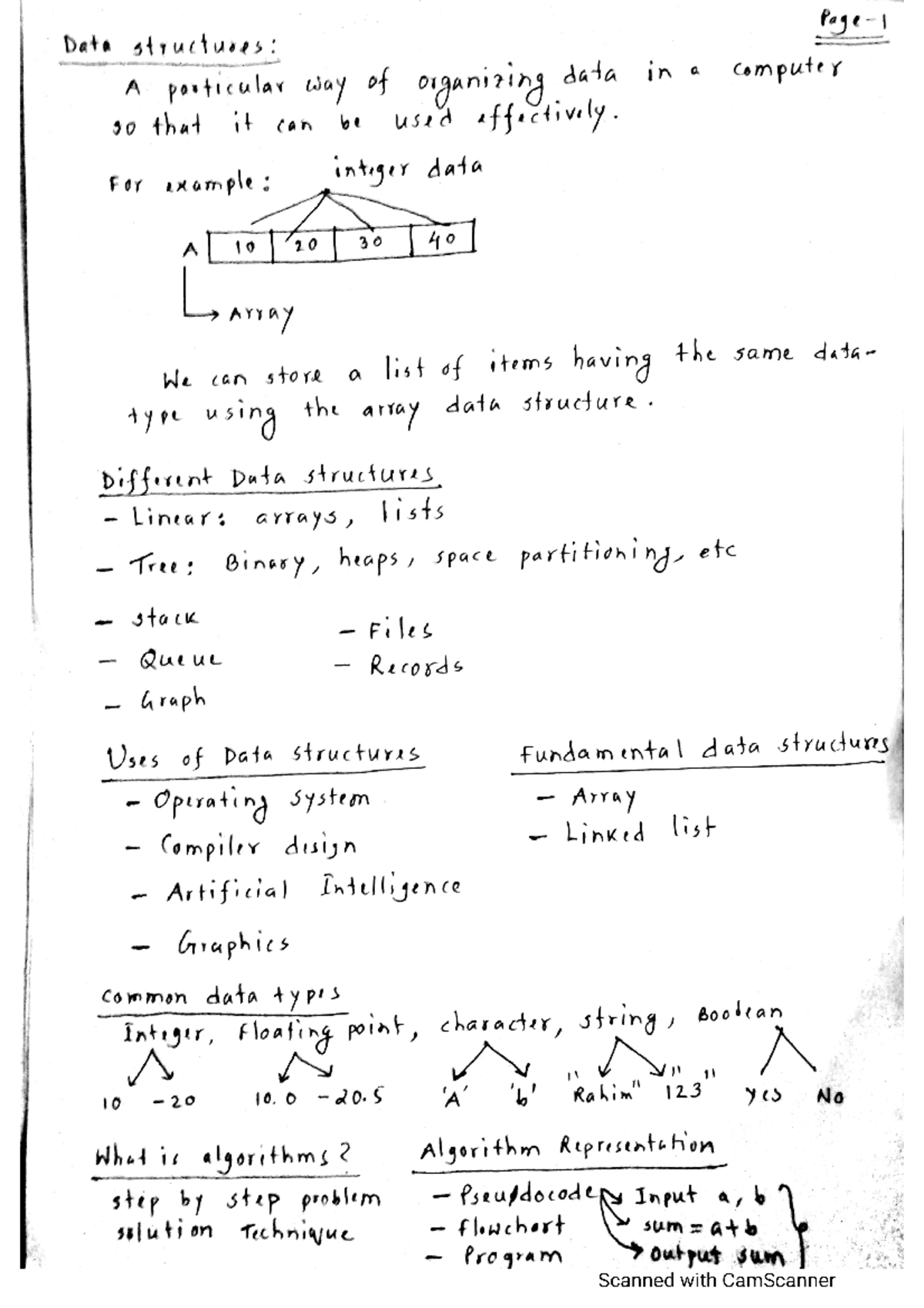 1. Intro-Counting -Insertion Sort with Time - data structures and ...