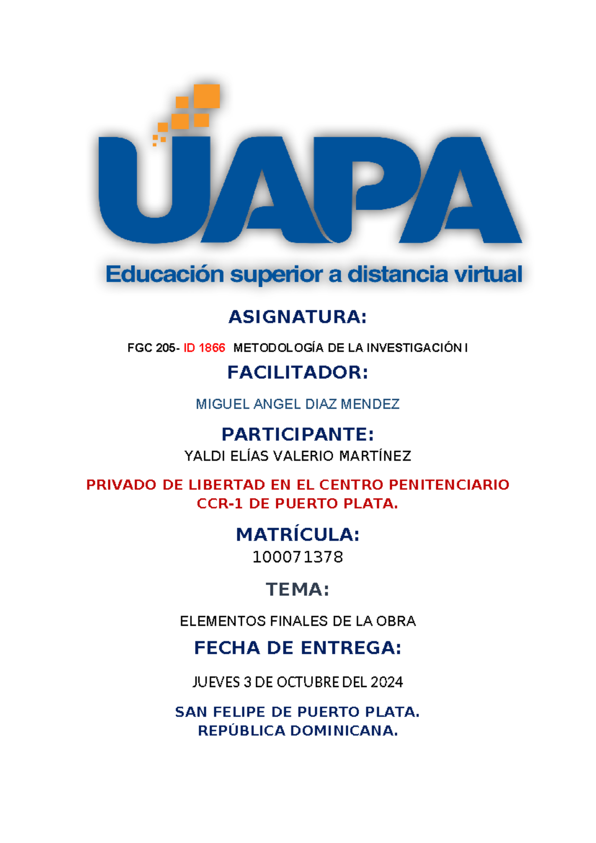 Metodología de la investigación Módulos VIII Y IX con respuestas ...