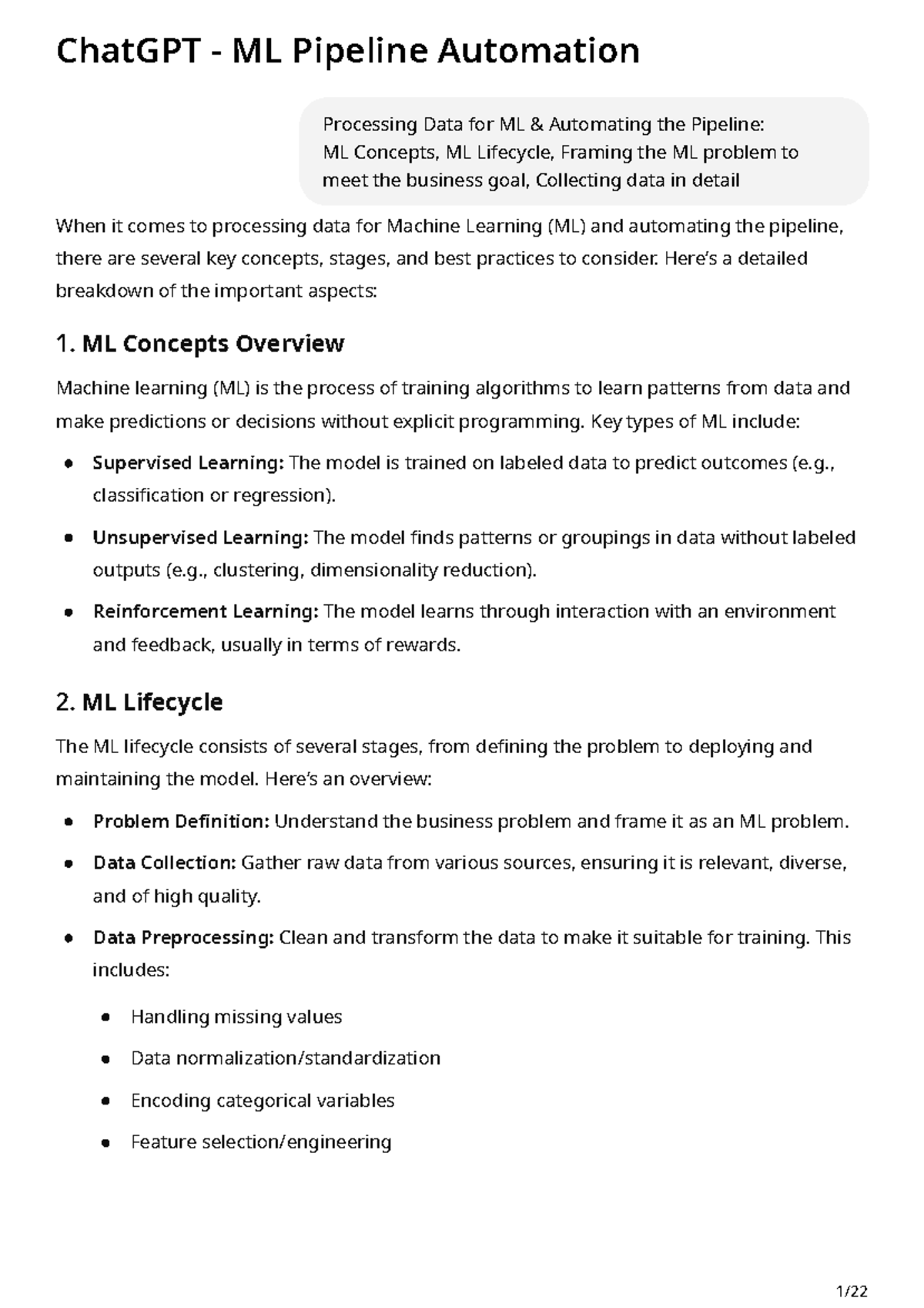 Chat GPT - ML Pipeline Automation - ChatGPT - ML Pipeline Automation ...