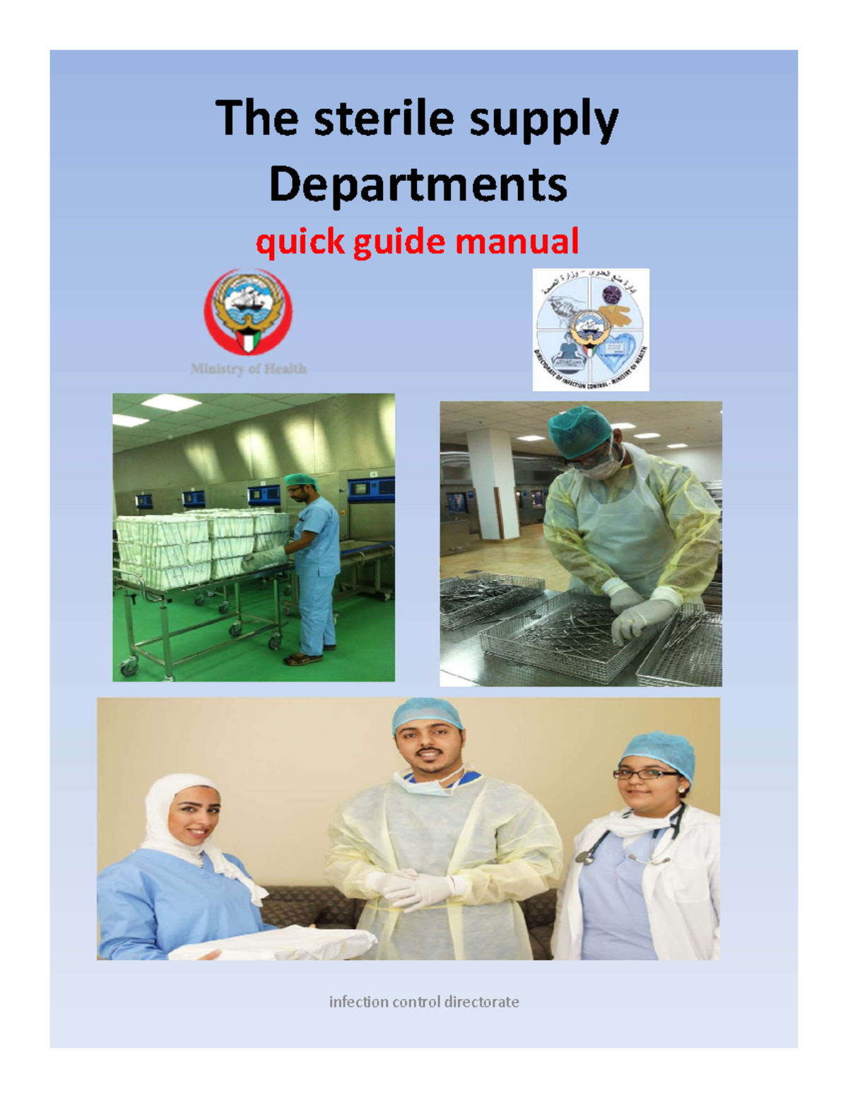 Guidelines-english - Its the guidlines of the central steril storage ...