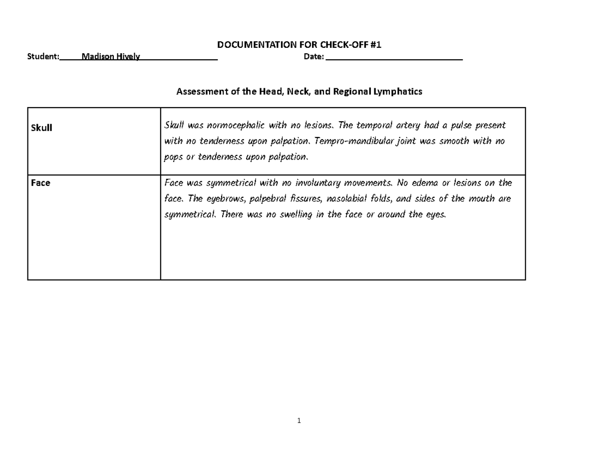 Documentation for check off #1 - DOCUMENTATION FOR CHECK-OFF Student ...