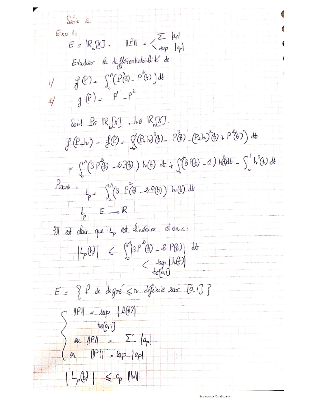 Correction TD 2 - Chapitre 2 Applications diff´erentiables - Calcul Différentiel - Studocu