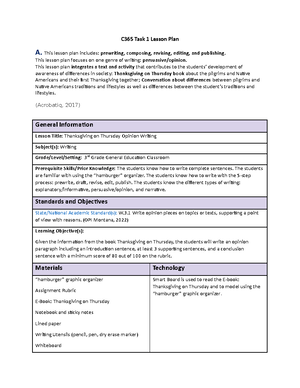 C365 Task 1 submitted and passed - Direct Instruction Lesson Plan Template General Information ...