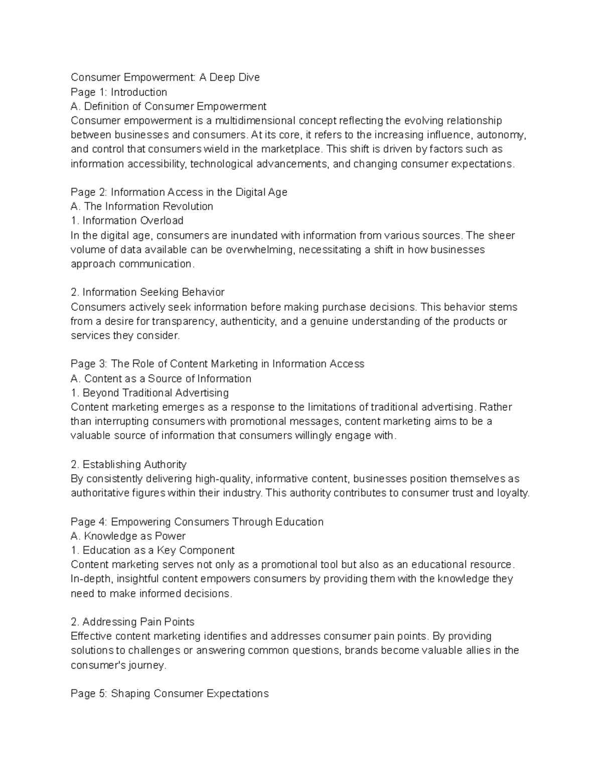 Consumer empowerment - Definition of Consumer Empowerment Consumer ...