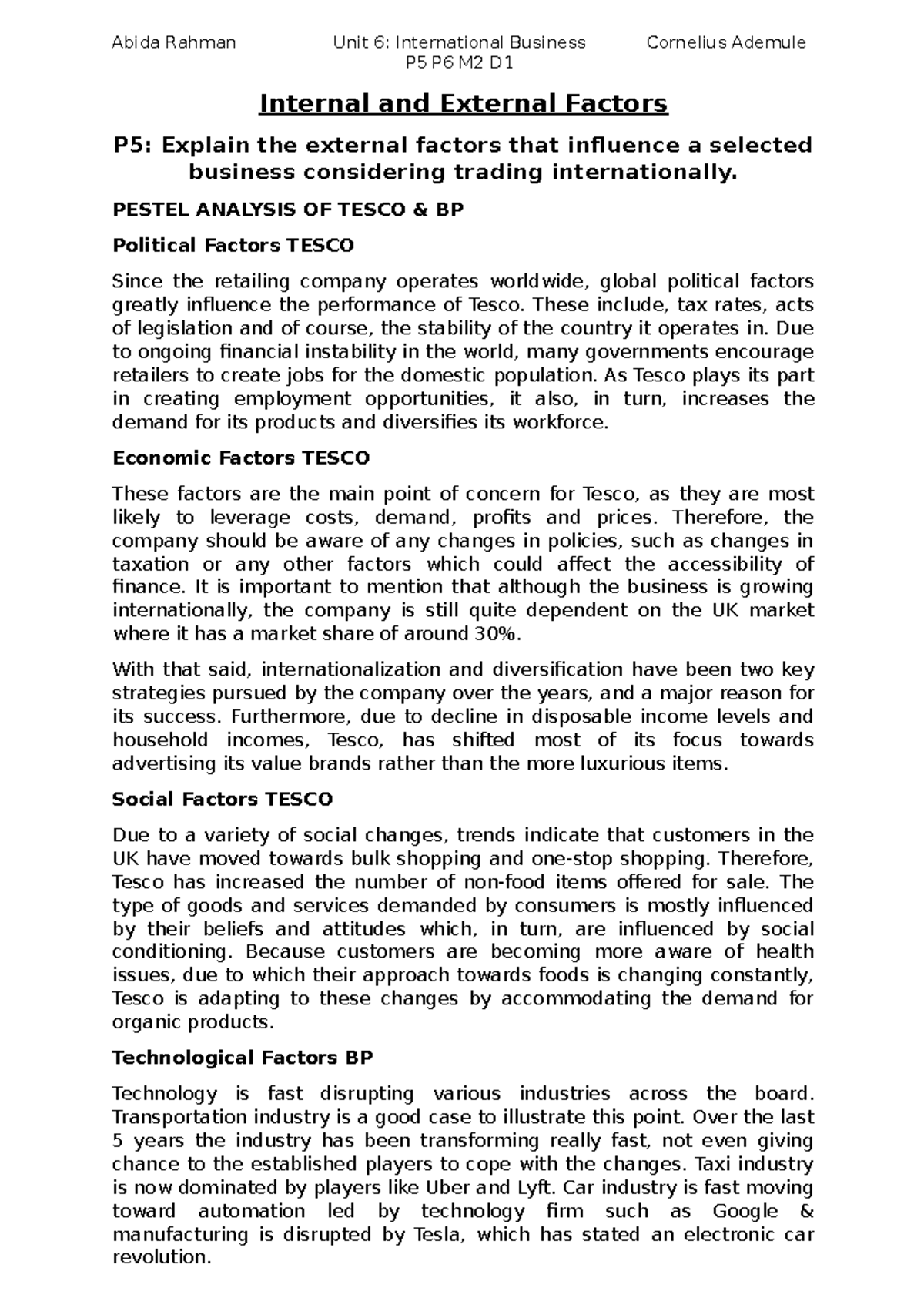 Internal And External Factors Of International Business P5 P6 M2 D internal-and-external-factors-of-international-business-p5-p6-m2-d