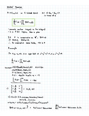 1 Planes and Surfaces - Math 264 with Lee - Math 264 - Sunday, August ...