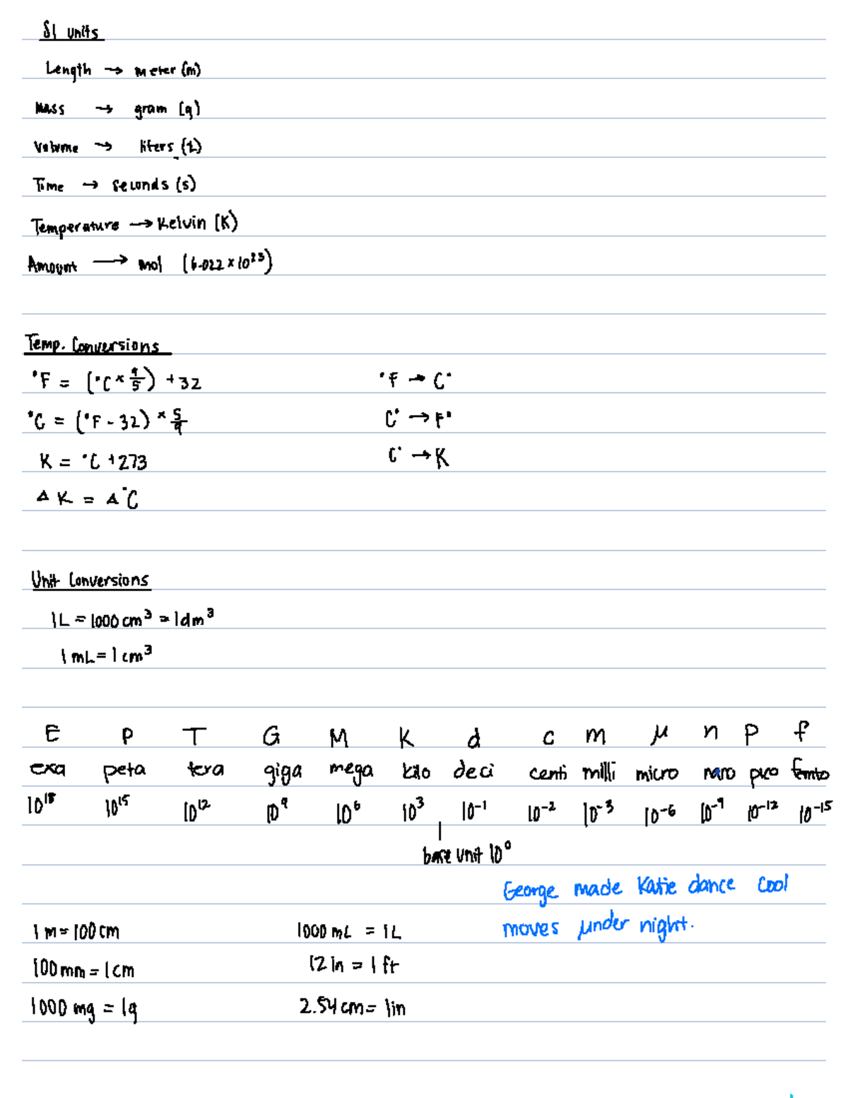 Test 1 notes chp 1,2,3 - chp 1,2,3 - SI units Length meter m mass gram ...