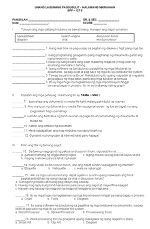 Narrative Report in HGP 7 - Republic of the Philippines Department of ...