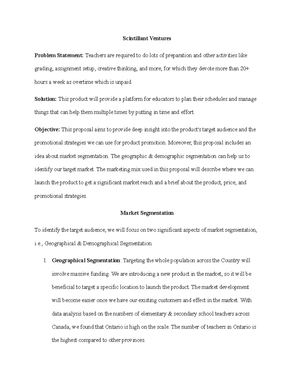 Scintillant Ventures Mrktppt - Scintillant Ventures Problem Statement: Teachers are required to ...