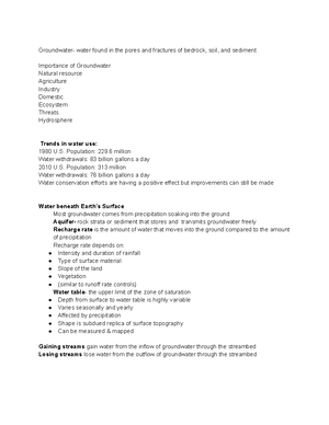 Chapter 15 - power point and book notes - Earth: an Introduction to ...