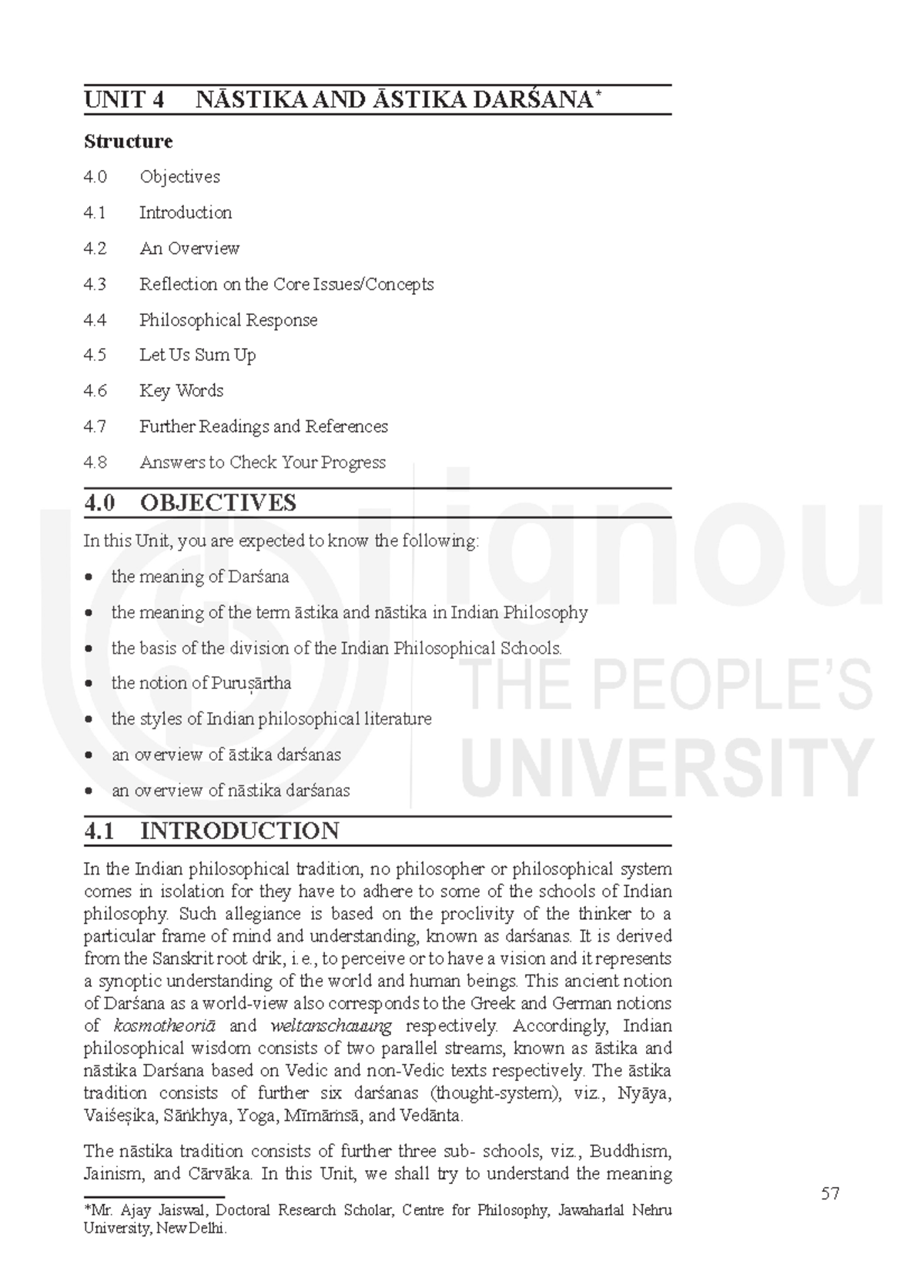 Astika Nastika Darshanas Pramanas - 57 Nāstika and Āstika Darśana UNIT ...
