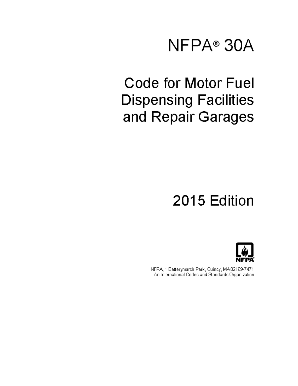 NFPA 30A 2015 - Norma NFPA - NFPA ® 30A Code for Motor Fuel Dispensing ...