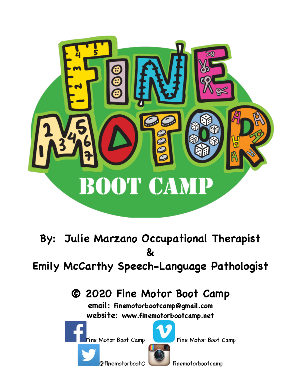 Fine Motor Boot Camp Activity A 2Can Rubberbands-1 - By: Julie Marzano ...