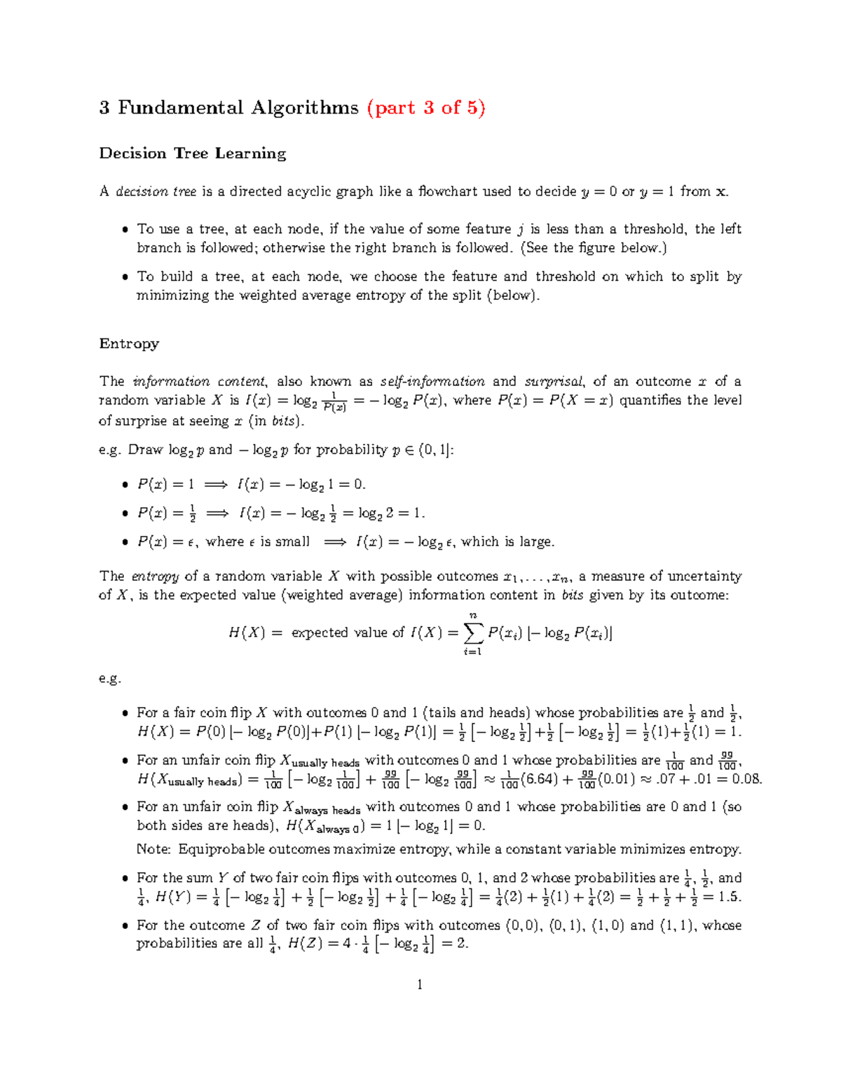 03decision Tree - John Gillett - 3 Fundamental Algorithms (part 3 of 5 ...