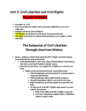 Gov 4 - Cheat Sheet Per Unit - Unit 4: American Political Ideologies ...