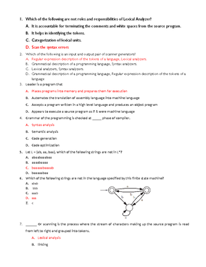 PCD - Compiler design Practice question. - Intermediate-Code Generation – In-Class Assignment ...