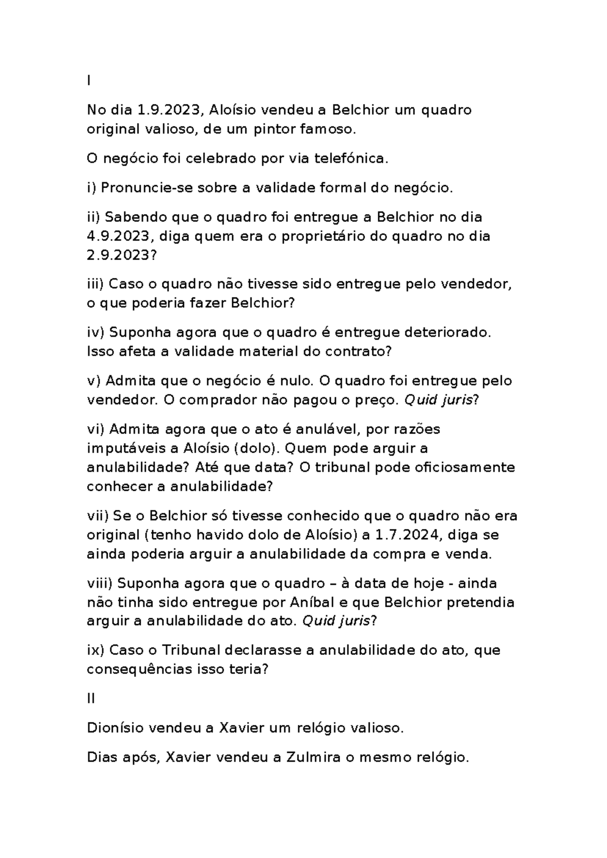 TGNJ 1 Invalidade - huhuhuh - I No dia 1.9, Aloísio vendeu a Belchior ...
