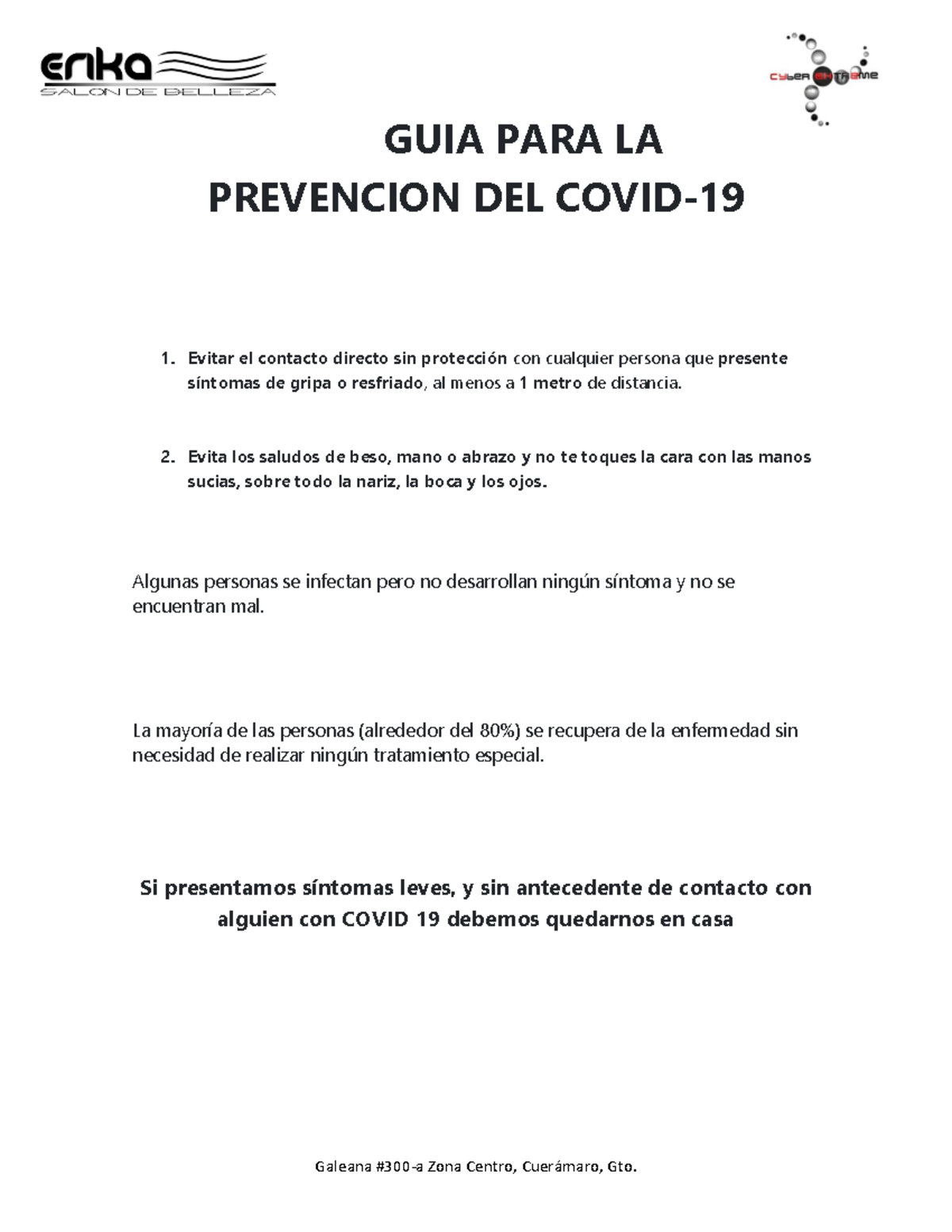 Guia Para La Prevencion Del Covid Guia Para La Prevencion Del Covid