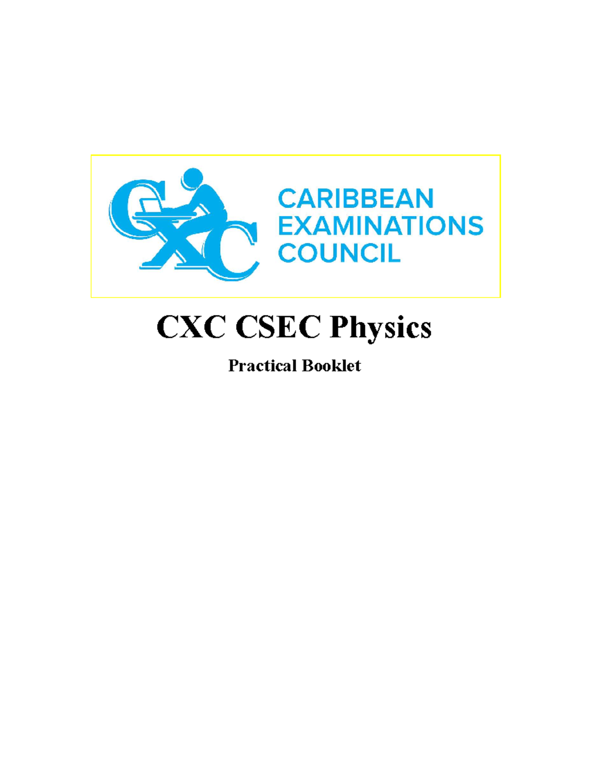 Csec cxc physics practicals - Physics - CXC CSEC Physics Practical ...
