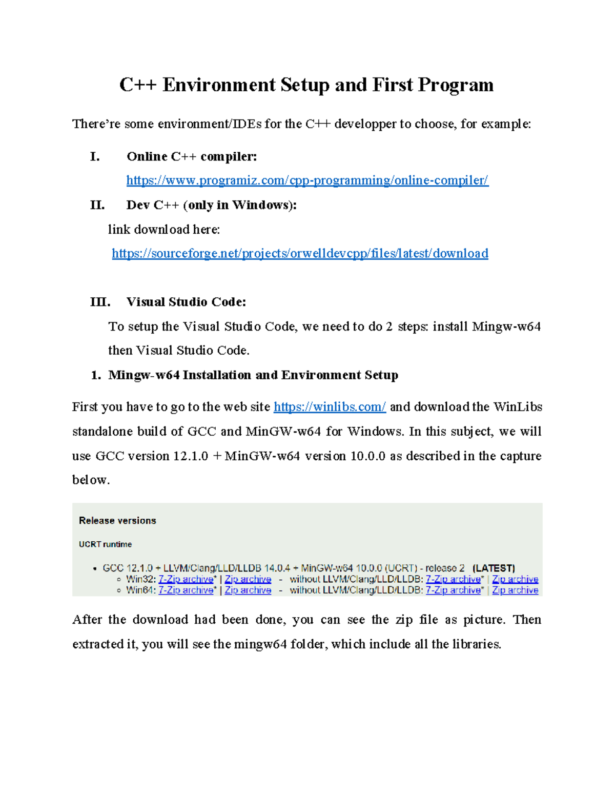 Tutorial 10 1 - C++ Environment Setup and First Program - C++ Environment Setup and First ...
