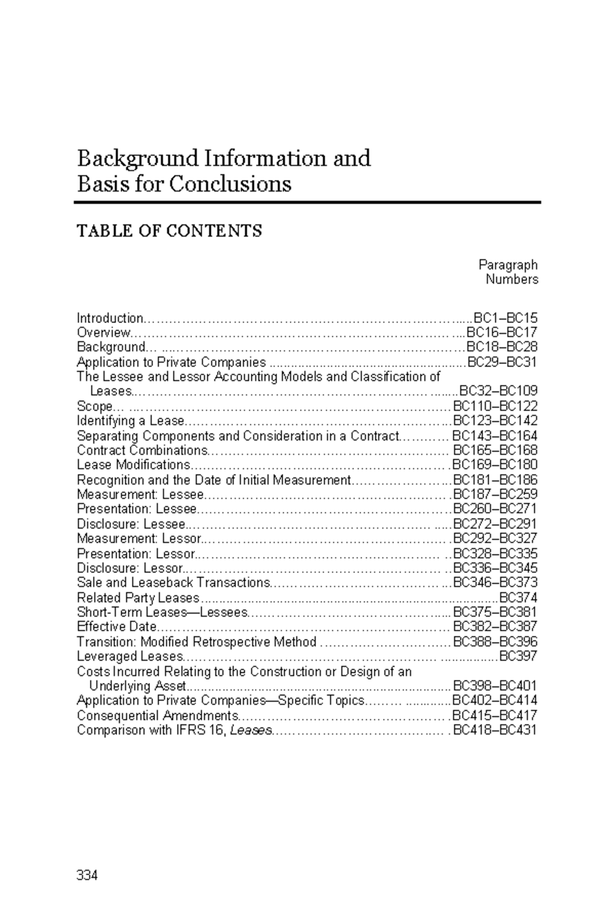 ASC 842 Background and Basis for Conclusions - Background Information ...