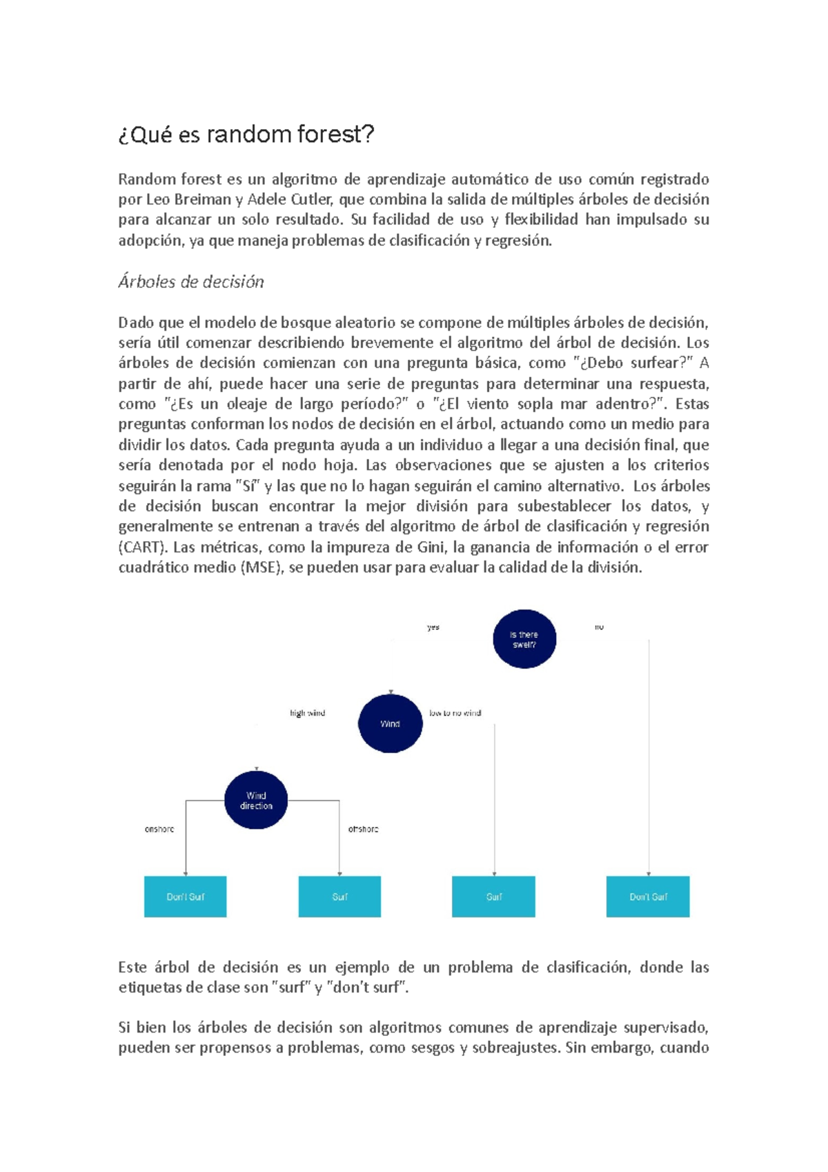 Qué es random forest - TECNOLOGIA - Corso di economia aziendale - ¿Qué ...