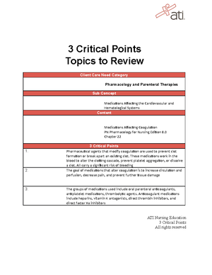 ATI focused review fundamentals - ATI Fundamentals Focused Review 6/18 ...