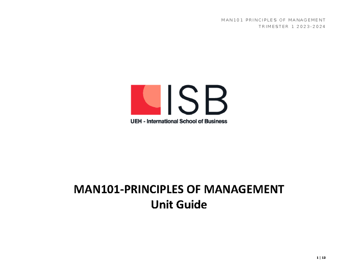 PM - Unit Guide - T R I M E S T E R 1 2 0 2 3 - 2 0 2 4 MAN 101 ...