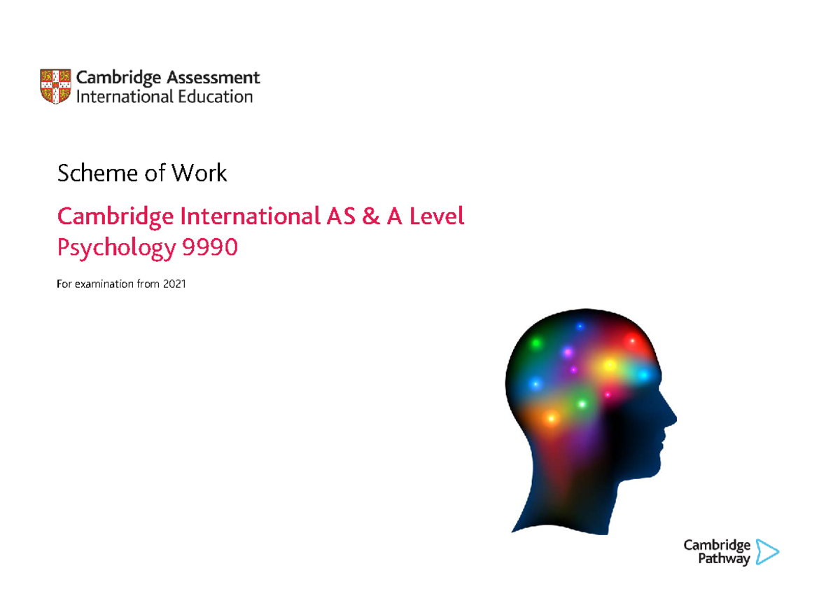 9990 Scheme of Work (for examination from 2021) - Cambridge ...