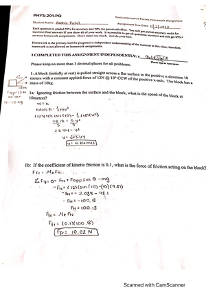 PHYS201 Survey Number 2 - Holy Family University PHYS-201 Fall 2023 ...