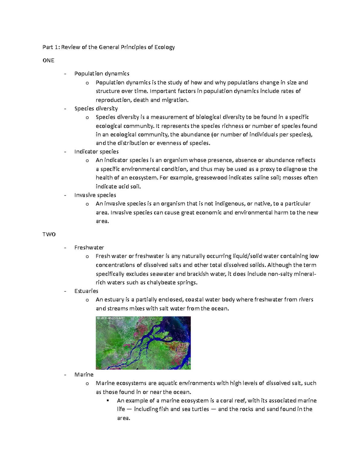 Notes- Green Generation - Part 1: Review of the General Principles of ...