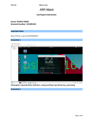 Lab3 network scanning - Lab 3: NETWORK SCANNING Lab Report Submission Name: DOMINIQUE NOUMBISSIE ...