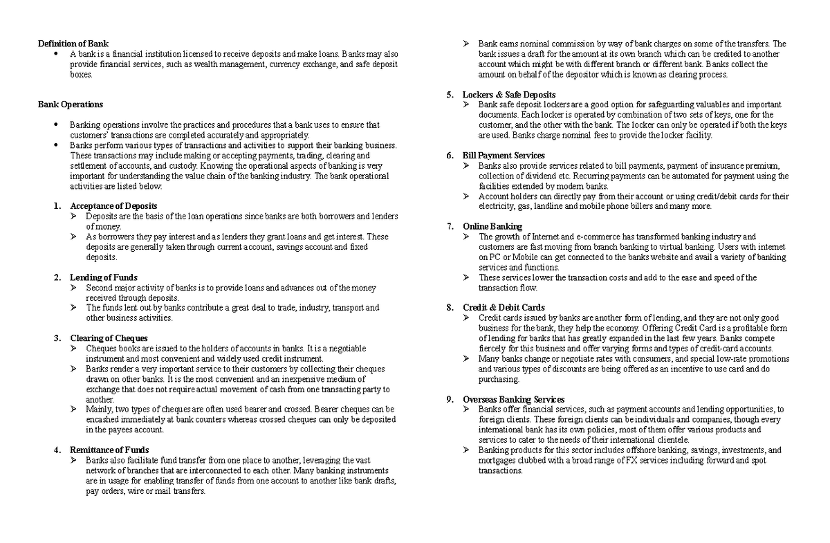 Financial-Markets Lectures, Explanations and illustrations - Definition ...