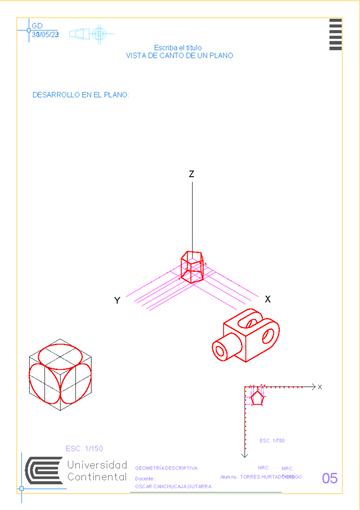 Plantilla Figuras Planas-Layout 1 - Y X Z D 1 D 2 E 1 E 2 OSCAR ...