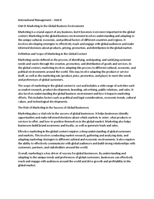 Unit 2 Political and Legal Environment of International Business ...