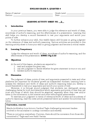 Science-6 Q4 Module-5-6final - SCIENCE QUARTER 4 – Week 5- The Earth’s ...