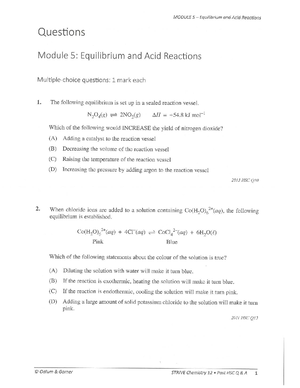 Module 6 - Past HSC questions - Module 6 – Past HSC Questions 6 ...