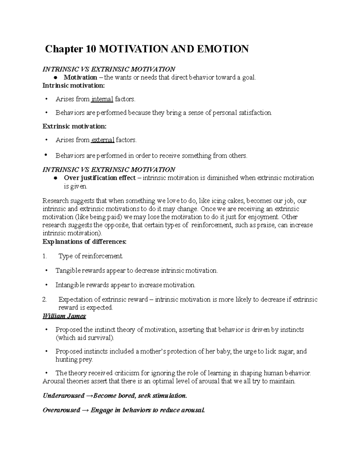 Psychology 2e Notes - Chapter 10 MOTIVATION AND EMOTION INTRINSIC VS ...