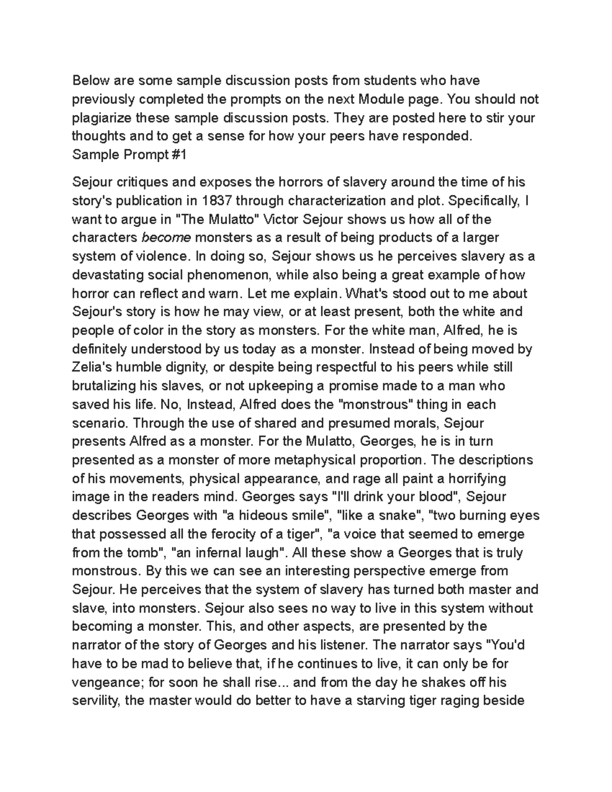 Week 3 Tuesday Preparing for Discussion - Google Docs - Below are some ...