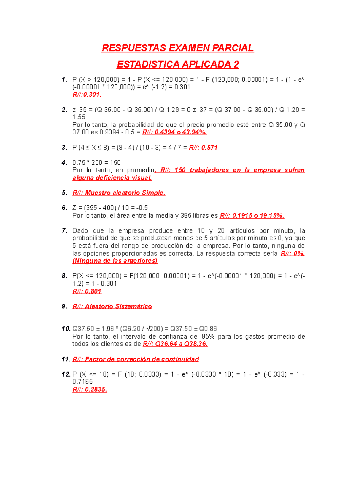 17003252 Alexcordero Respuestas Examen Parcial - RESPUESTAS EXAMEN PARCIAL ESTADISTICA APLICADA ...