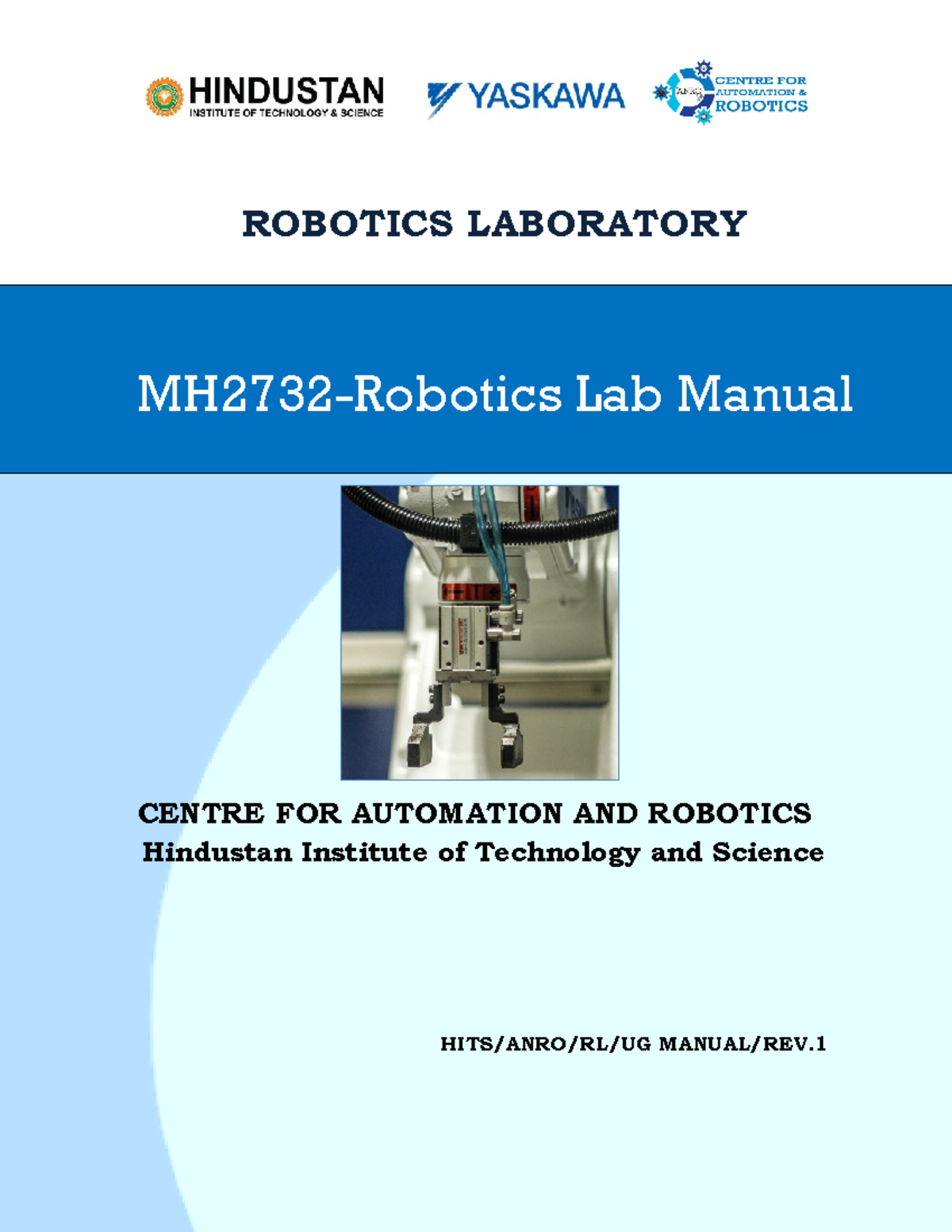 MH2732-Robotics Lab Manual - MH2732-Robotics Lab Manual CENTRE FOR ...