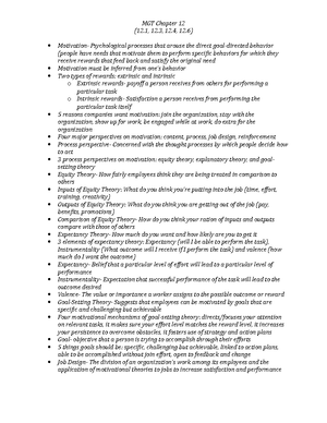 Study Guide MGT 201 - Summary Principles Of Mgt - Chapter 1- The ...