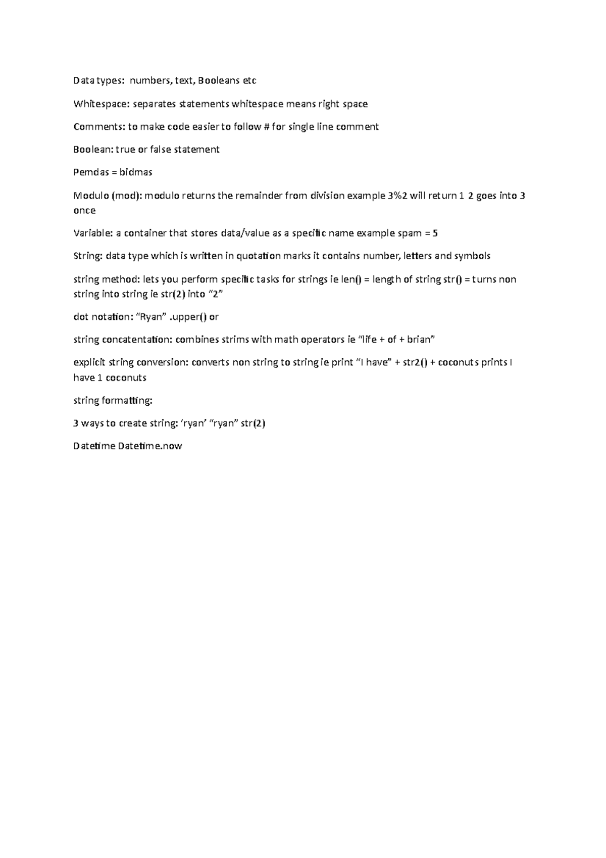 Data Types Rtyhtyresg Data Types Numbers Text Booleans Etc