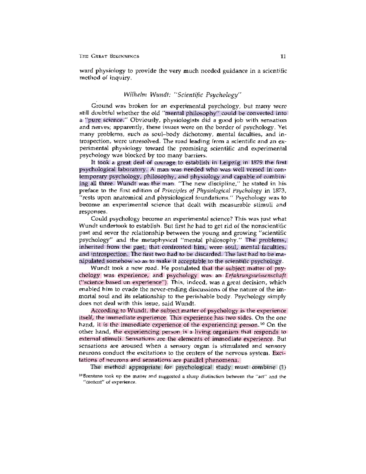 Wolman ch 2 - practice material - Introduction To Psychology - Studocu