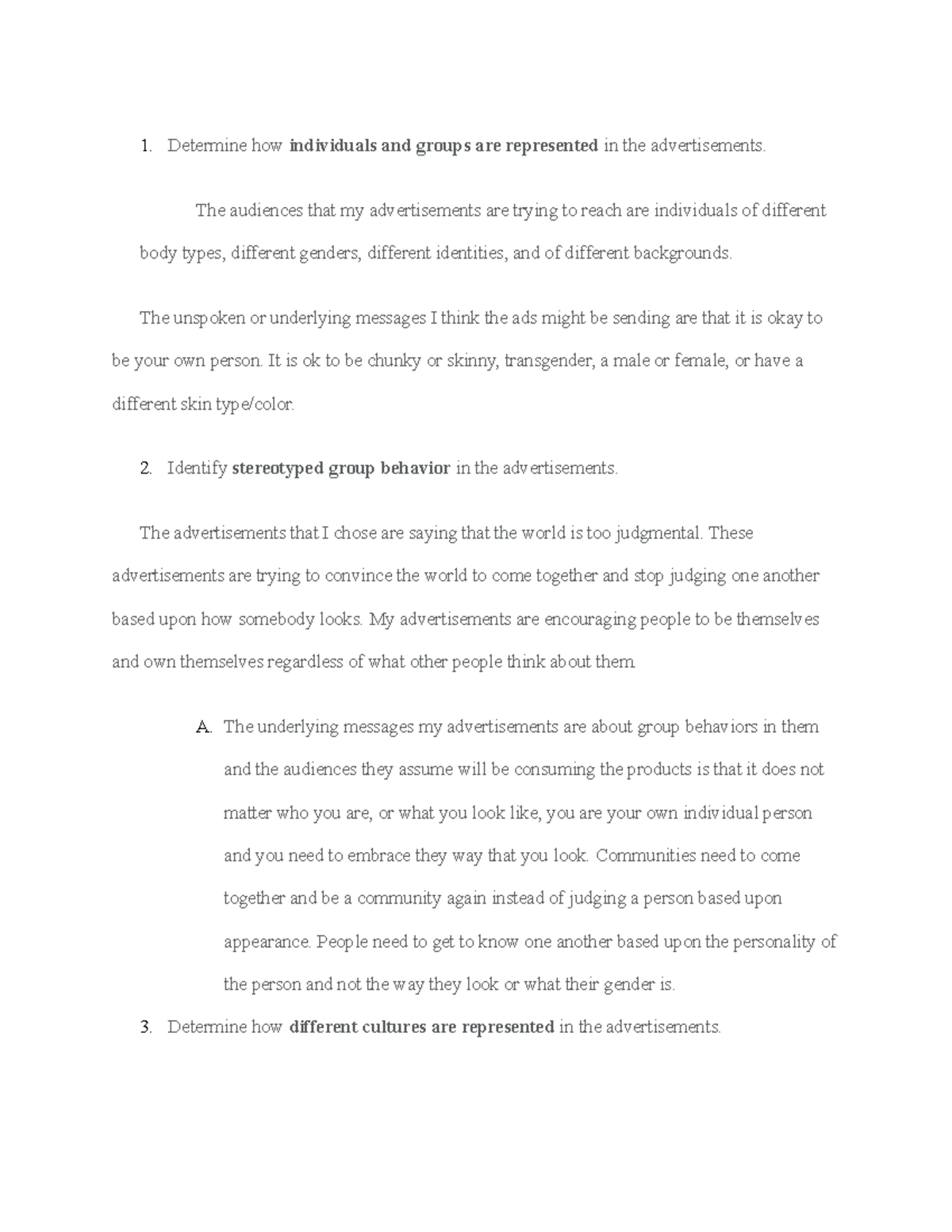Courtney sampson mod 7 project - Determine how individuals and groups ...