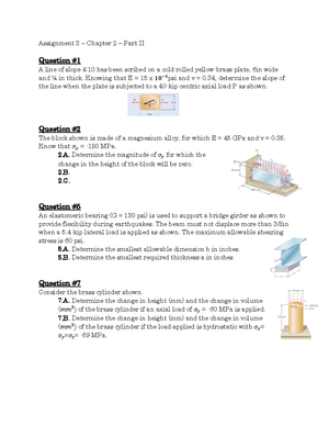 Chapter 1 - practice questions - Two solid cylindrical rods AB and BC are welded together at B ...